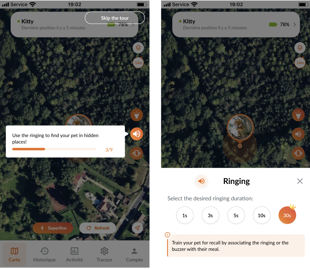 How to use the Ringing, Buzzer and Flashlight features ? – Help Center
